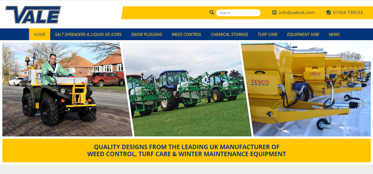 VALE Engineering launch new website - Turf Matters