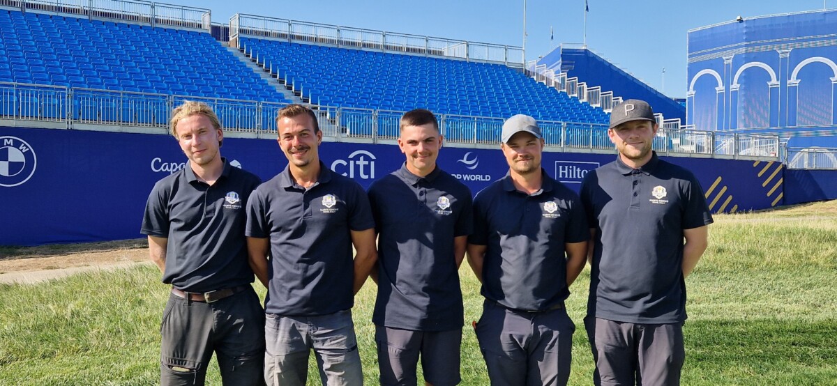 Six months work experience on Ryder Cup course - Turf Matters